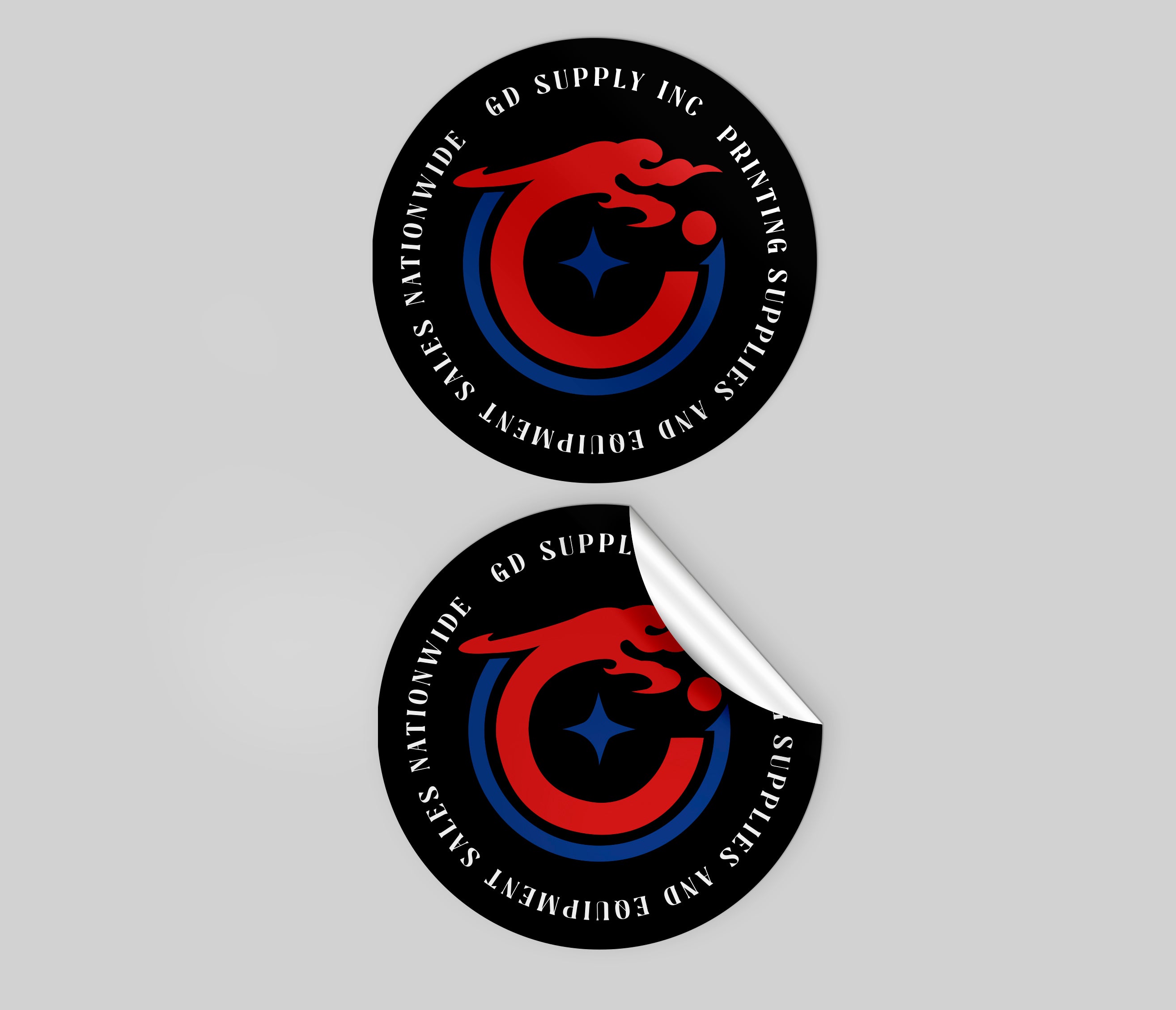 Custom Waterproof Stickers – GD TRANSFERS